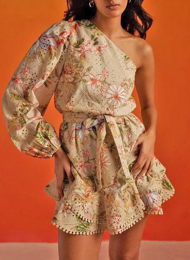 Nava One Shoulder Dress | Nic del Mar